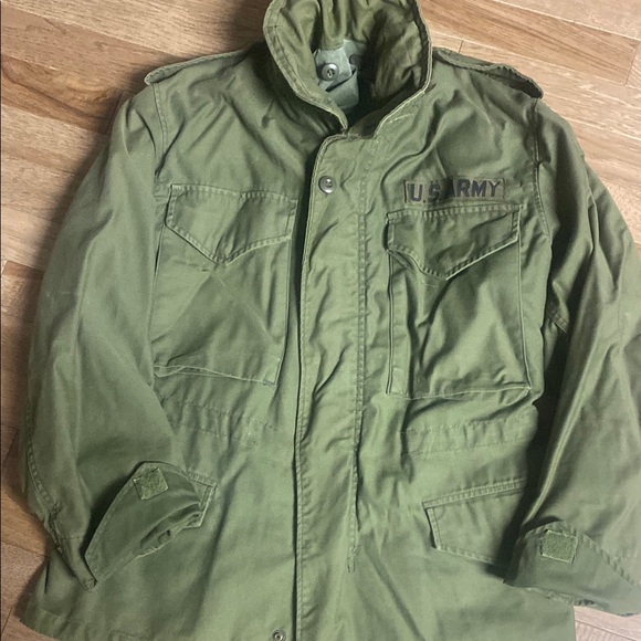 U.S. Army | Jackets & Coats | Us Army Green Military Field Jacket With ...